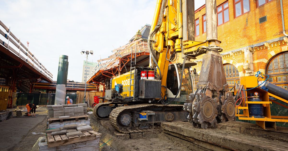 Werkzaamheden op het huidige perron voor fietstunnel › Groningen Spoorzone