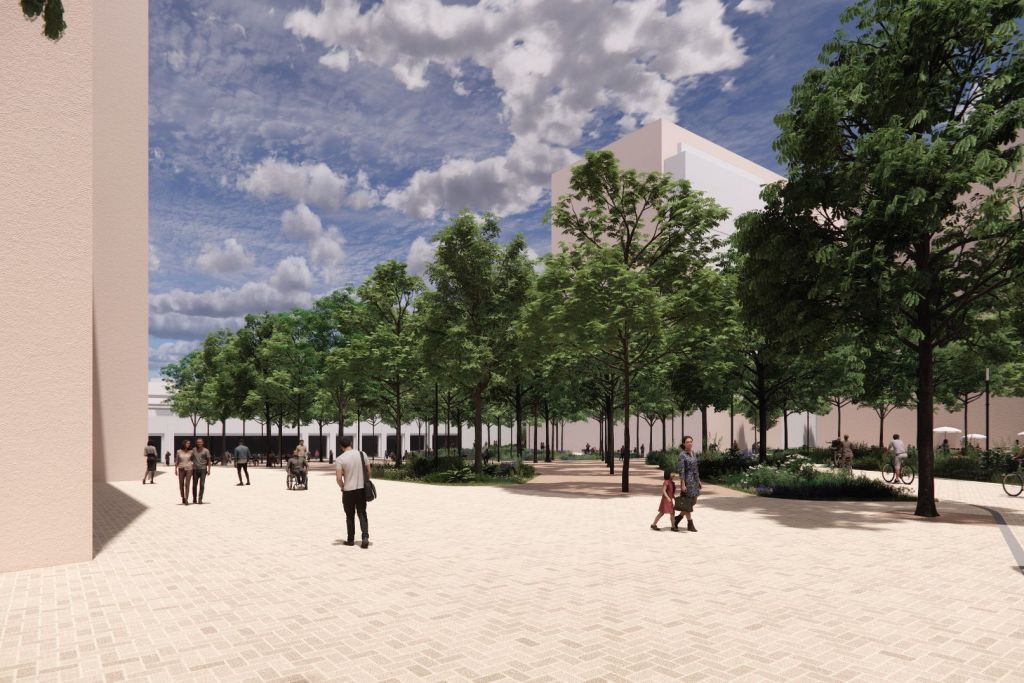 Zuidzijde station krijgt een levendig plein vol groen › Groningen Spoorzone